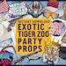 Exotic Tiger Zoo Photo Booth Party Props - Decoration King of the ...