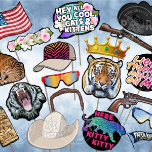 Exotic Tiger Zoo Photo Booth Party Props - Decoration King of the ...