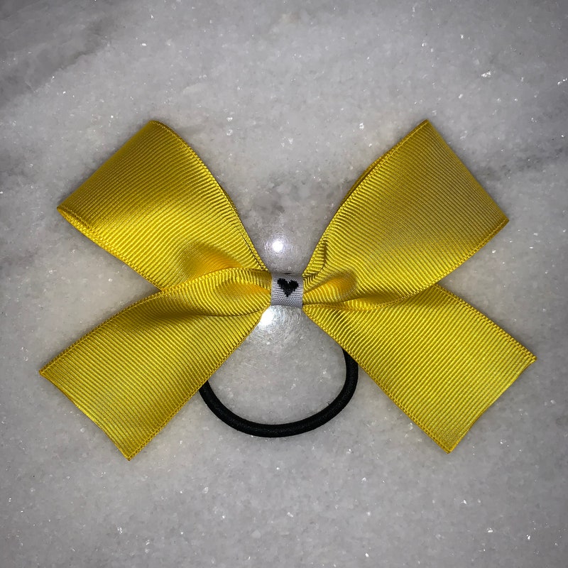 Neon Yellow Bow - Etsy