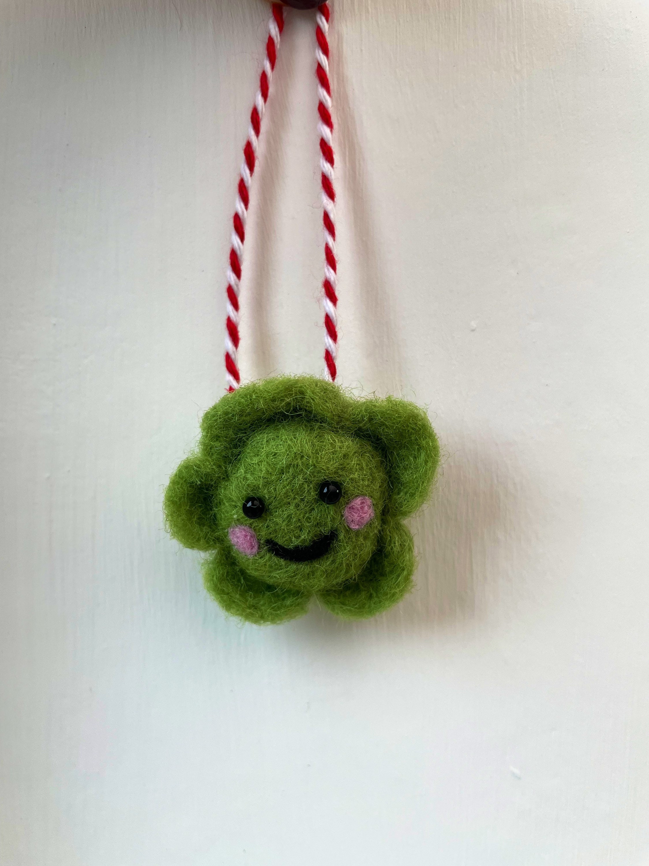 Brussel Sprout - Sprout - Christmas - Decoration - Bauble - Wool - Felt ...