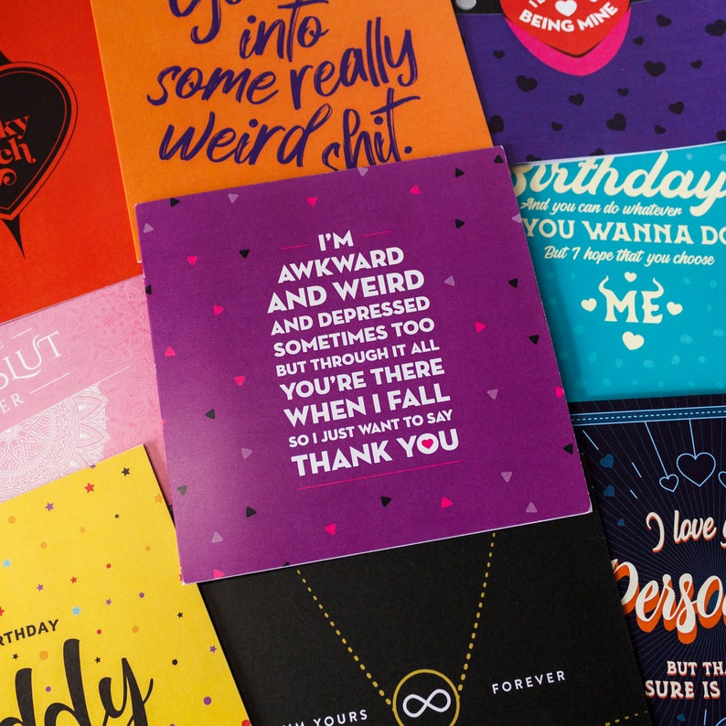 I'm Awkward - Greeting Card - Etsy