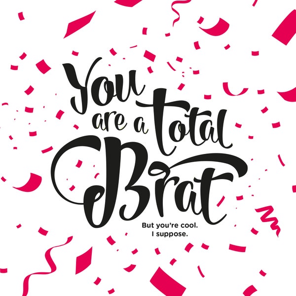 Brat Birthday Card - Etsy