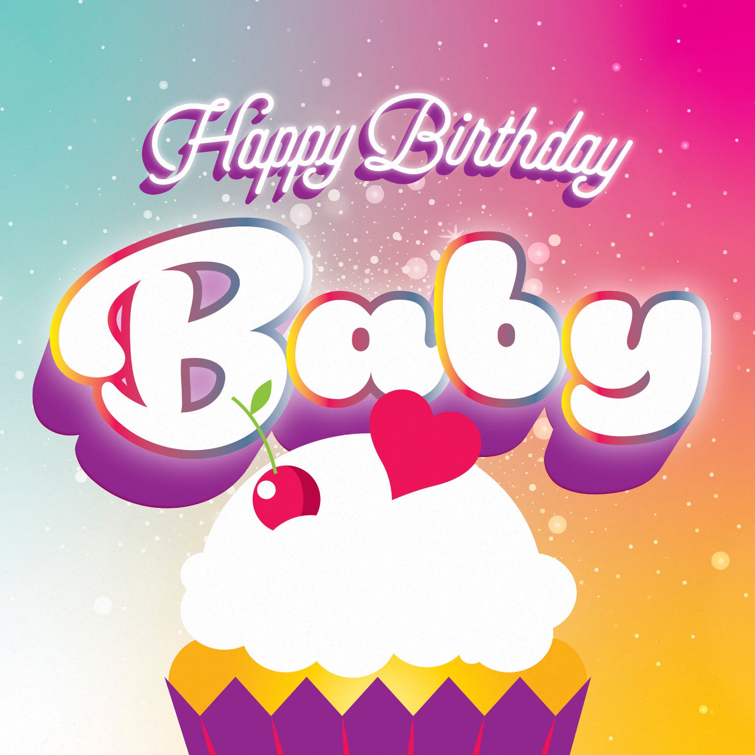 Happy Birthday Baby Greetings Card | Etsy