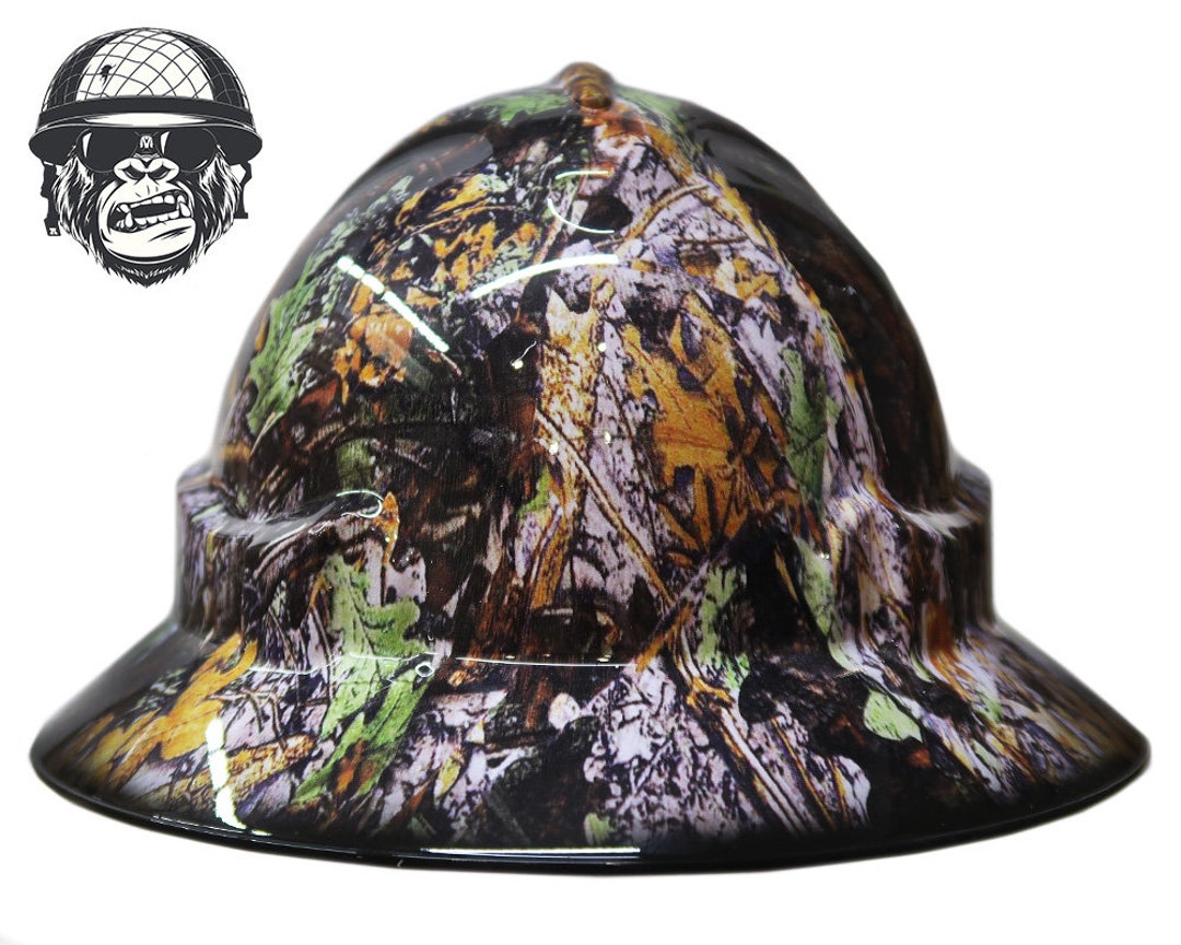 Custom Hydrographic Safety Hard Hat CAMO LEAVES Pro Choice Wide - Etsy