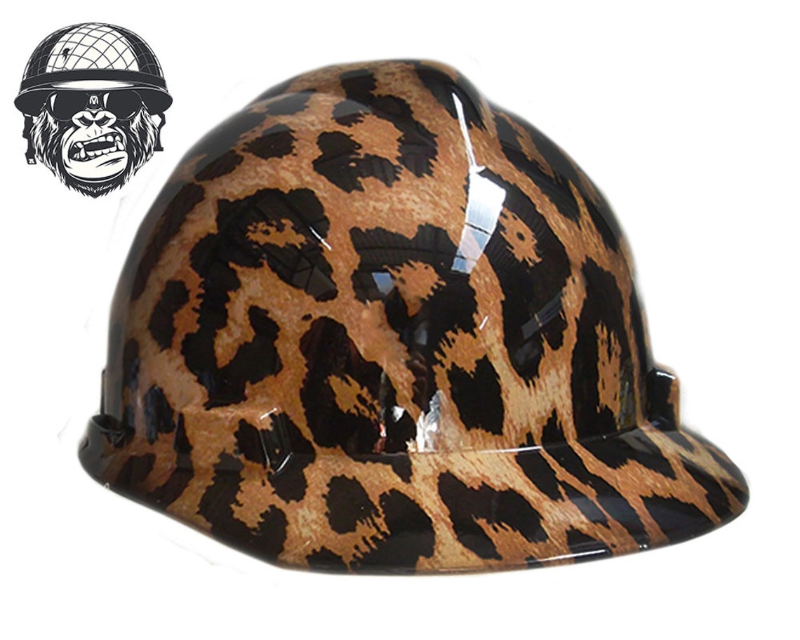 Custom Hydrographic Safety Hard Hat Industrial Mining Cheetah - Etsy