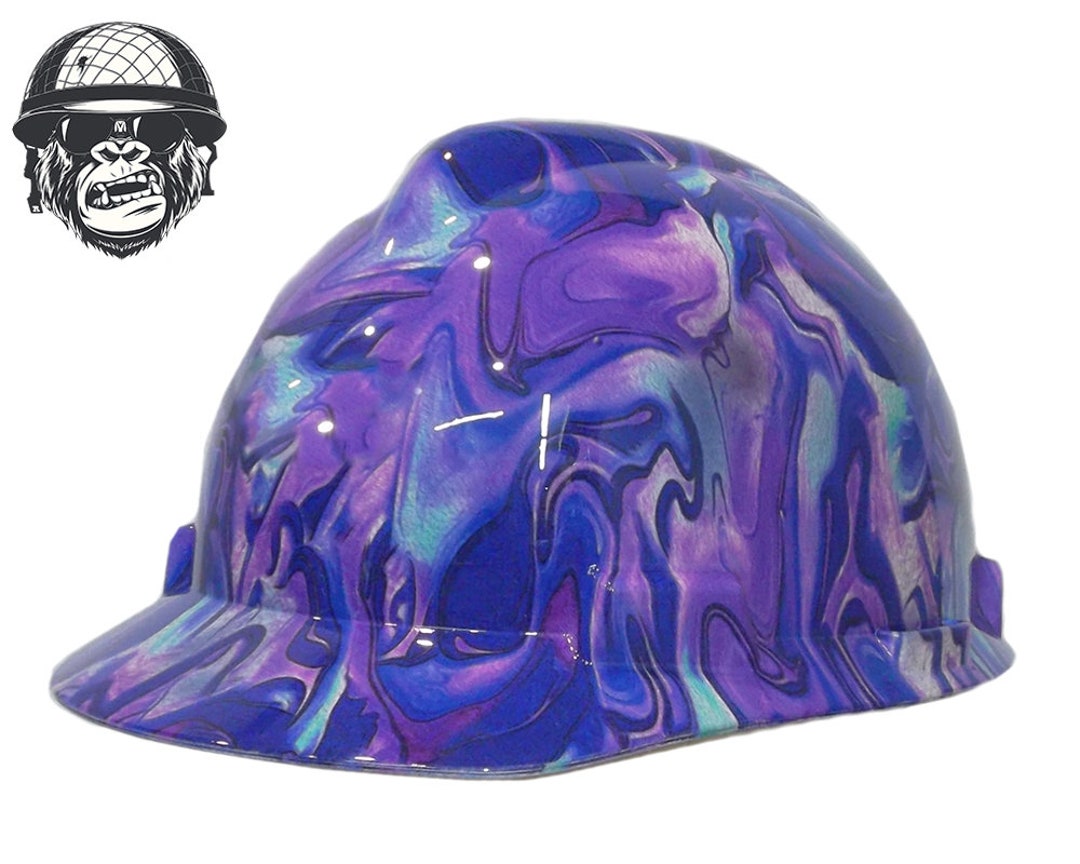 Custom Hydrographic Safety Hard Hat Construction Ppe Industrial Mining ...