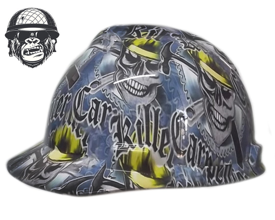 Custom Hydrographic Safety Hard Hat Construction PPE Industrial Mining ...