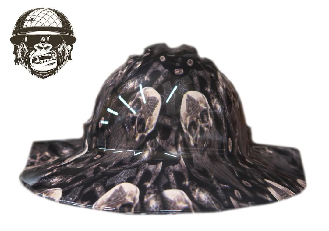 Custom Hydrographic Safety Hard Hat Mining Construction Ppe Industrial ...