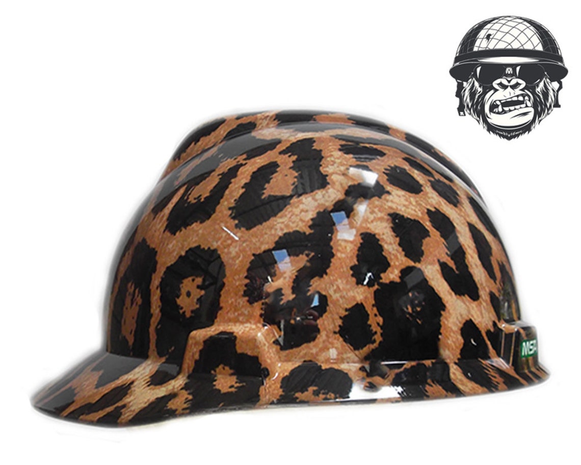 Custom Hydrographic Safety Hard Hat Industrial Mining Cheetah - Etsy