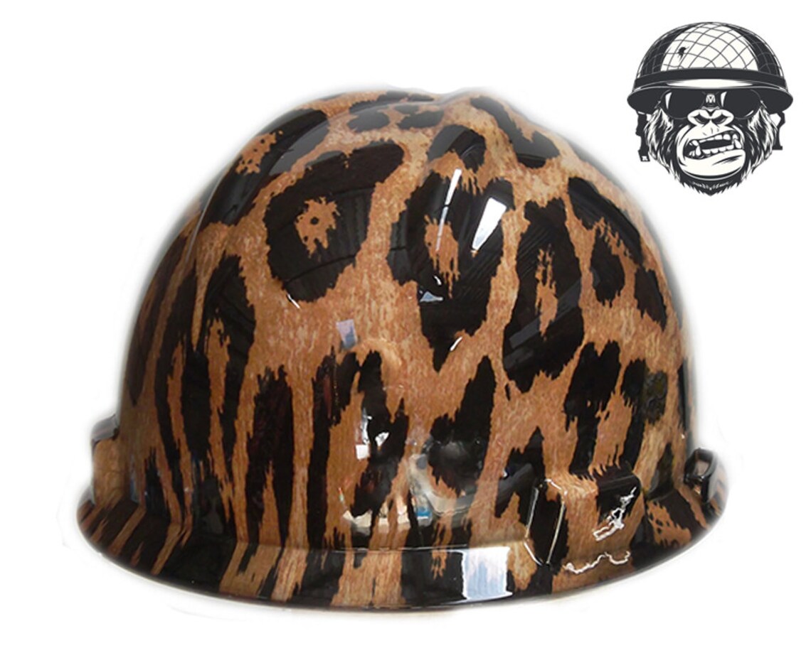 Custom Hydrographic Safety Hard Hat Industrial Mining Cheetah - Etsy
