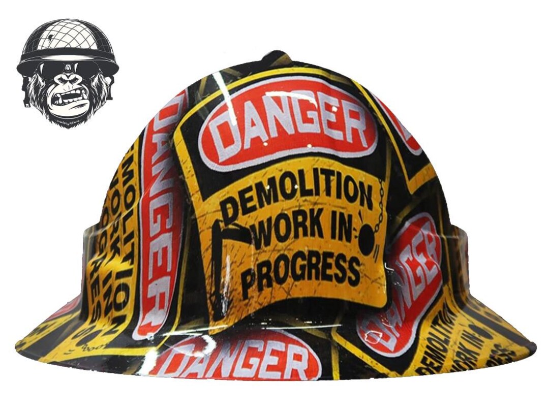 Custom Hydrographic Mining Construction Building Safety Hard Hat ...