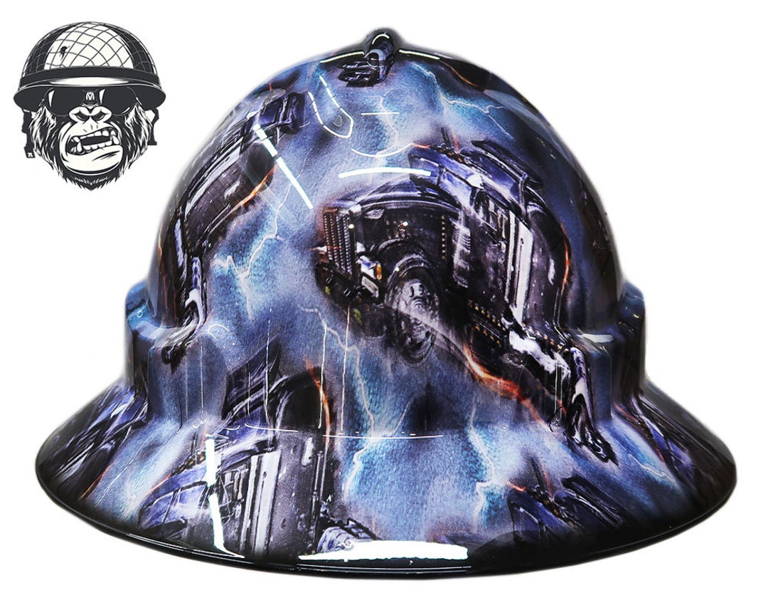 Custom Hydrographic Safety Hard Hat - TRUCKIE Pro Choice Wide - Etsy