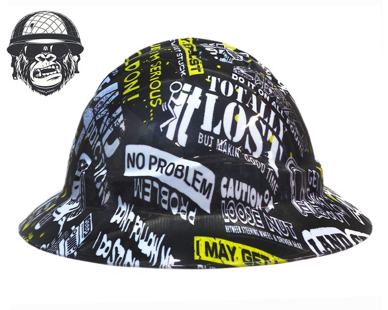 Custom Hydrographic Safety Hard Hat Bumper Stickers LOOSE - Etsy