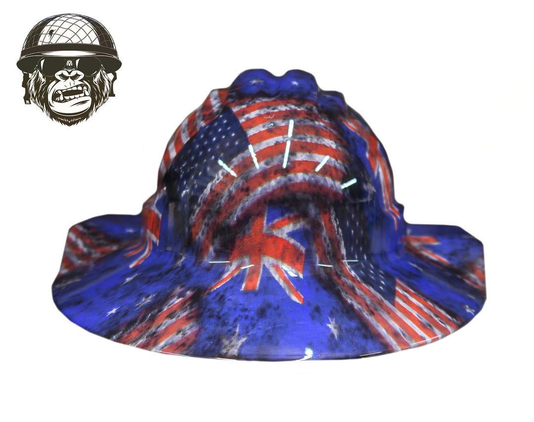 Custom Hydrographic Safety Hard Hat Mining Construction Ppe Industrial ...