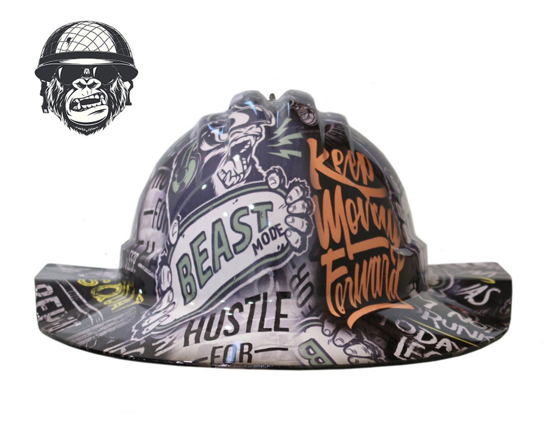 Custom Hydrographic Safety Hard Hat Mining Construction Ppe Industrial ...