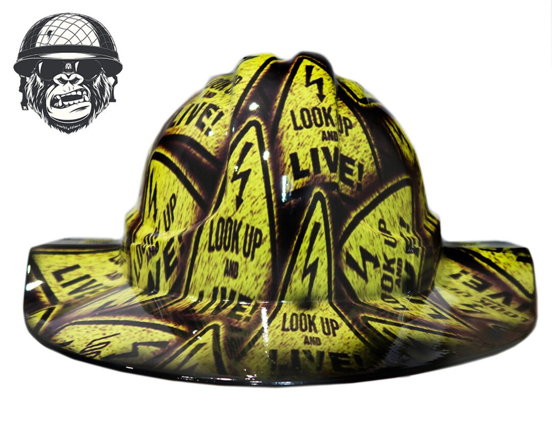 Custom Hydrographic Safety Hard Hat Mining Construction Ppe Industrial ...