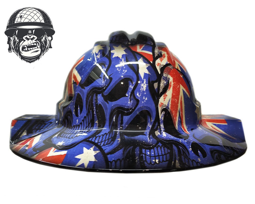 Custom Hydrographic Safety Hard Hat Mining Construction Ppe Industrial ...