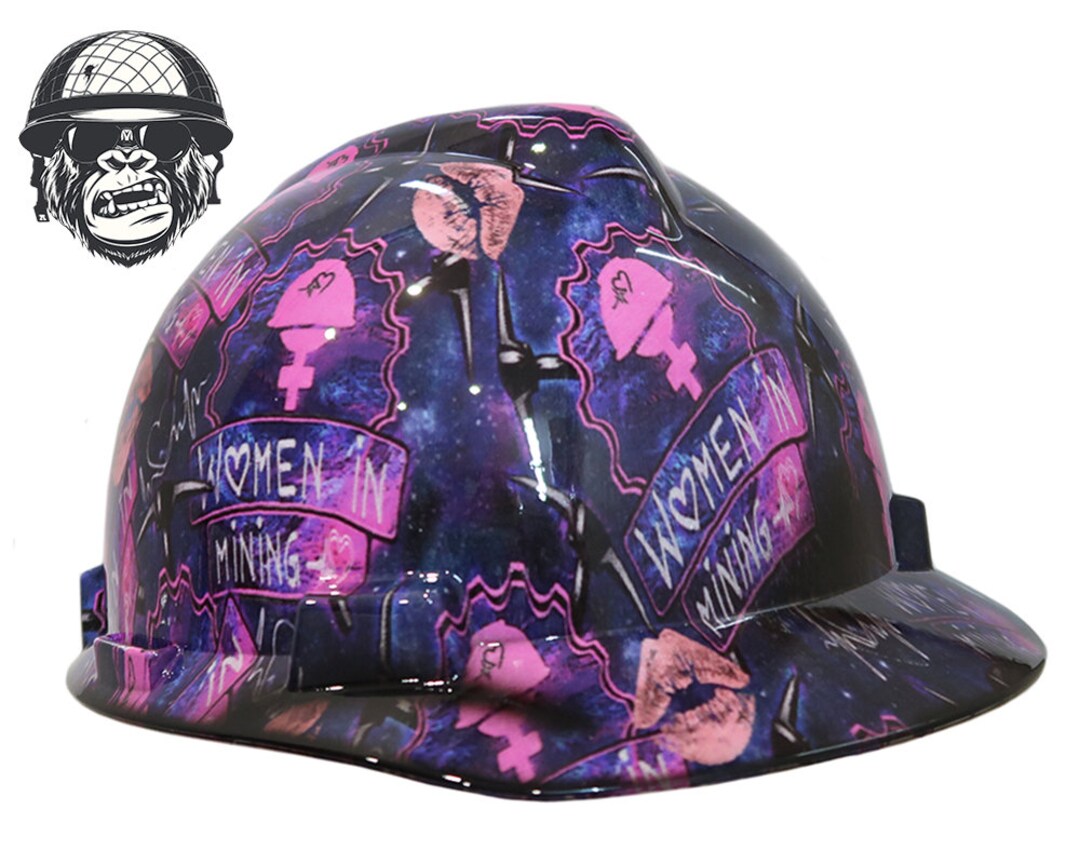 Custom Hydrographic Safety Hard Hat Construction Ppe Industrial Mining ...