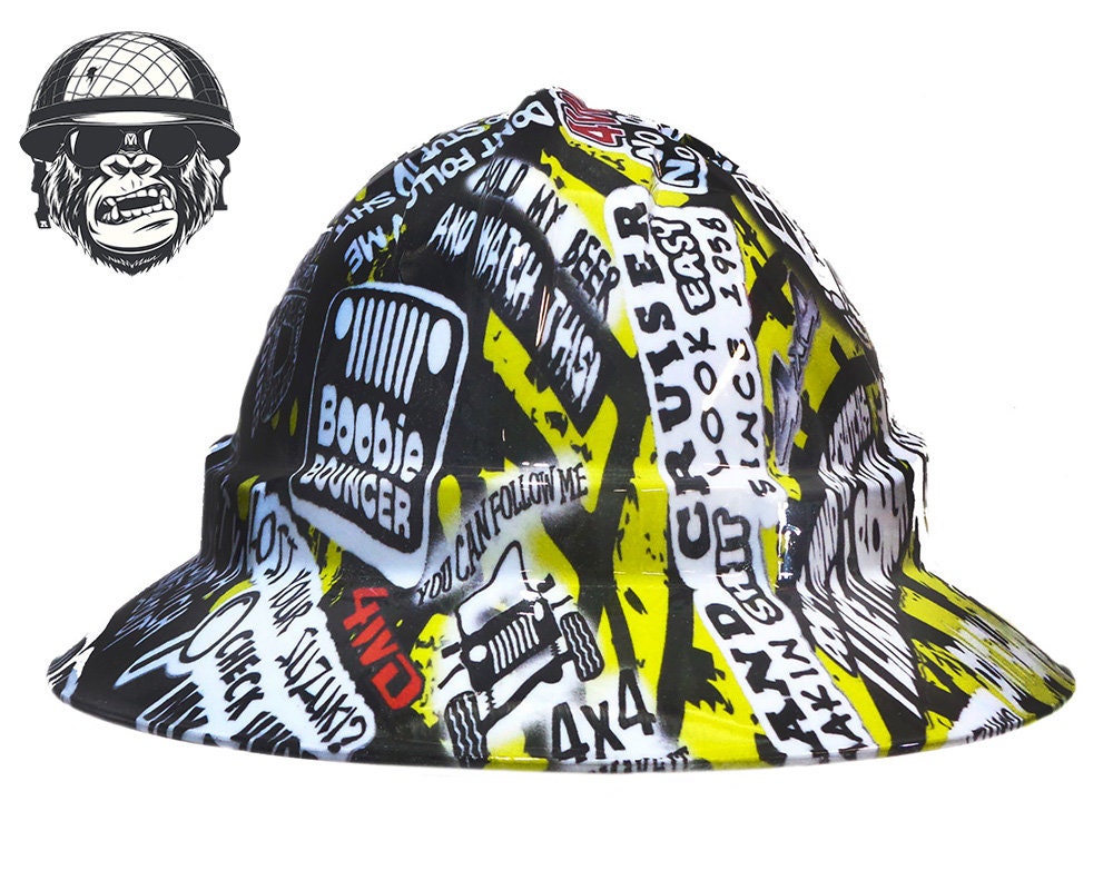 Custom Hydrographic Safety Hard Hat Bumper Stickers LOOSE - Etsy