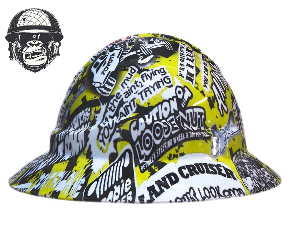 Custom Hydrographic Safety Hard Hat Bumper Stickers LOOSE - Etsy