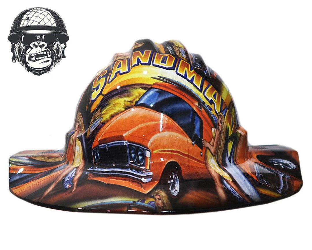 Custom Hydrographic Safety Hard Hat Mining Construction Ppe Industrial ...