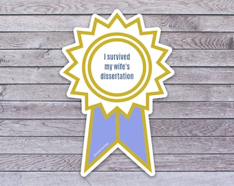 My Thesis Sticker - Etsy