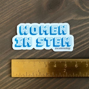 Women in STEM Sticker - Etsy