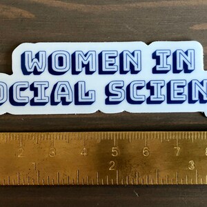 Women in Social Science Sticker - Etsy