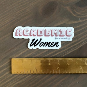 Academic Women Sticker - Etsy