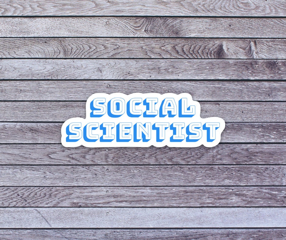 Social Scientist sticker | Etsy
