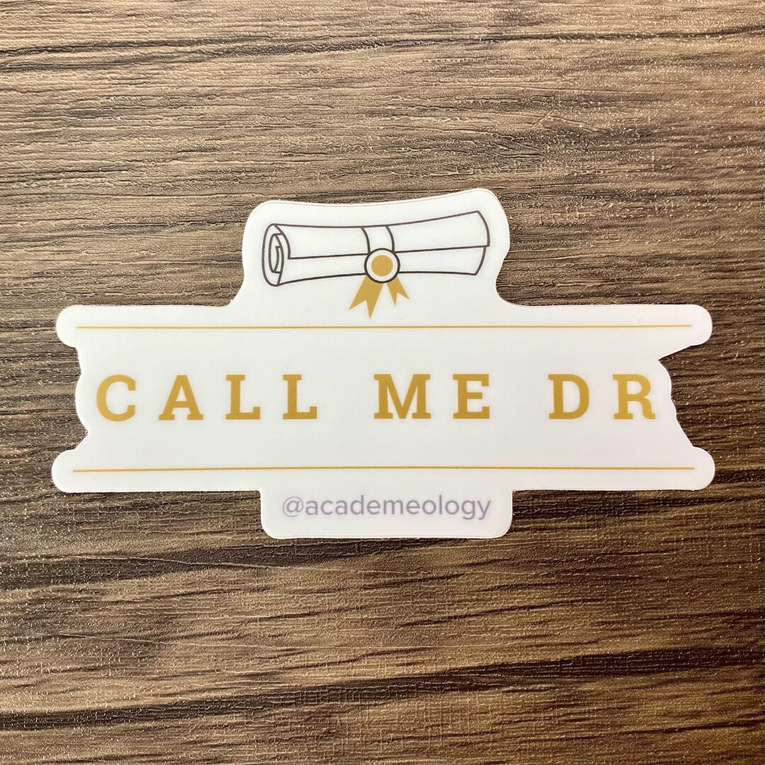 Call Me Dr. Sticker - Etsy