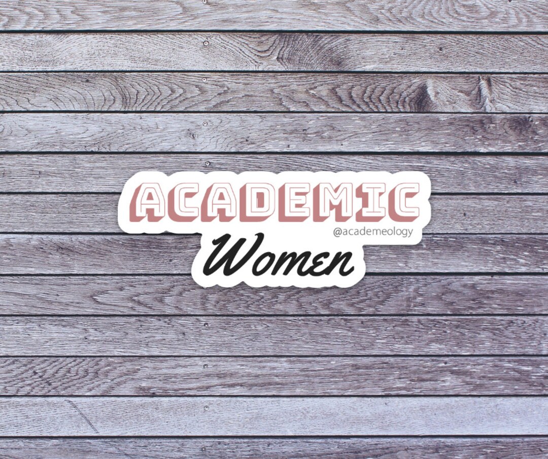 Academic Women Sticker - Etsy