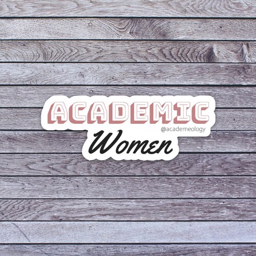 Academic Women Sticker - Etsy