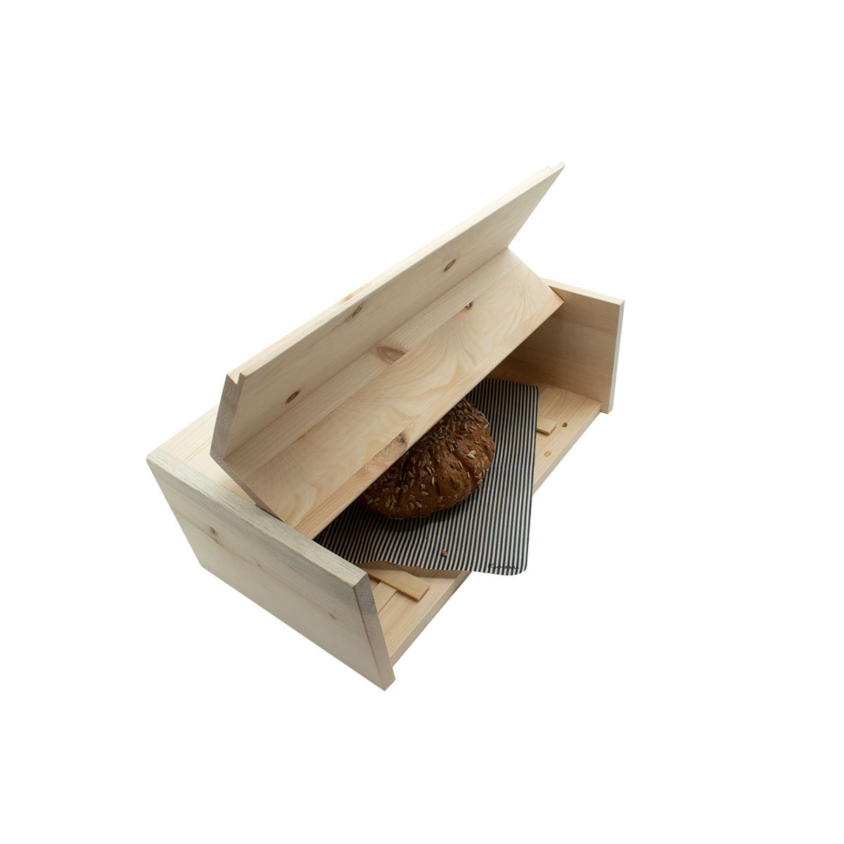 Bread Box Made of 100% Pine Wood With Removable Pine Wood Grid 45 X 16 ...