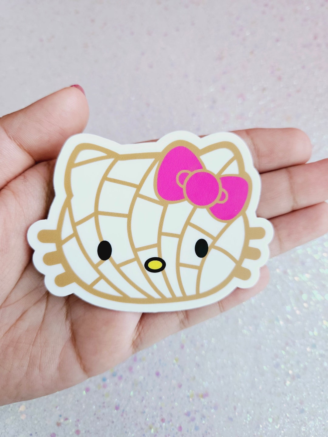 Kitty Concha Sticker | Mexican American Concha |conchita |pan Dulce ...