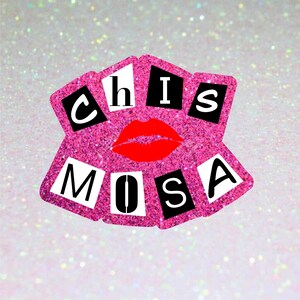 Chismosa Burn Book Glitter Sticker Y2K Movies Chick Flick Stickers ...