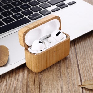 Personalized Natural Wooden Airpods Pro Case Generation Unique Custom ...