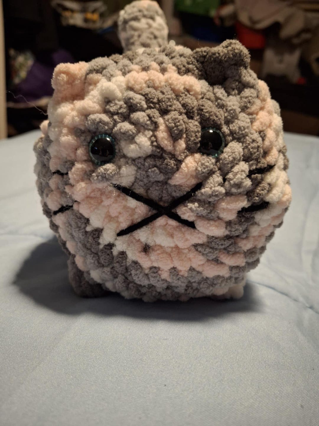 Amigurumi Loaf Cat Plushie, Handmade Crochet Cat - Etsy