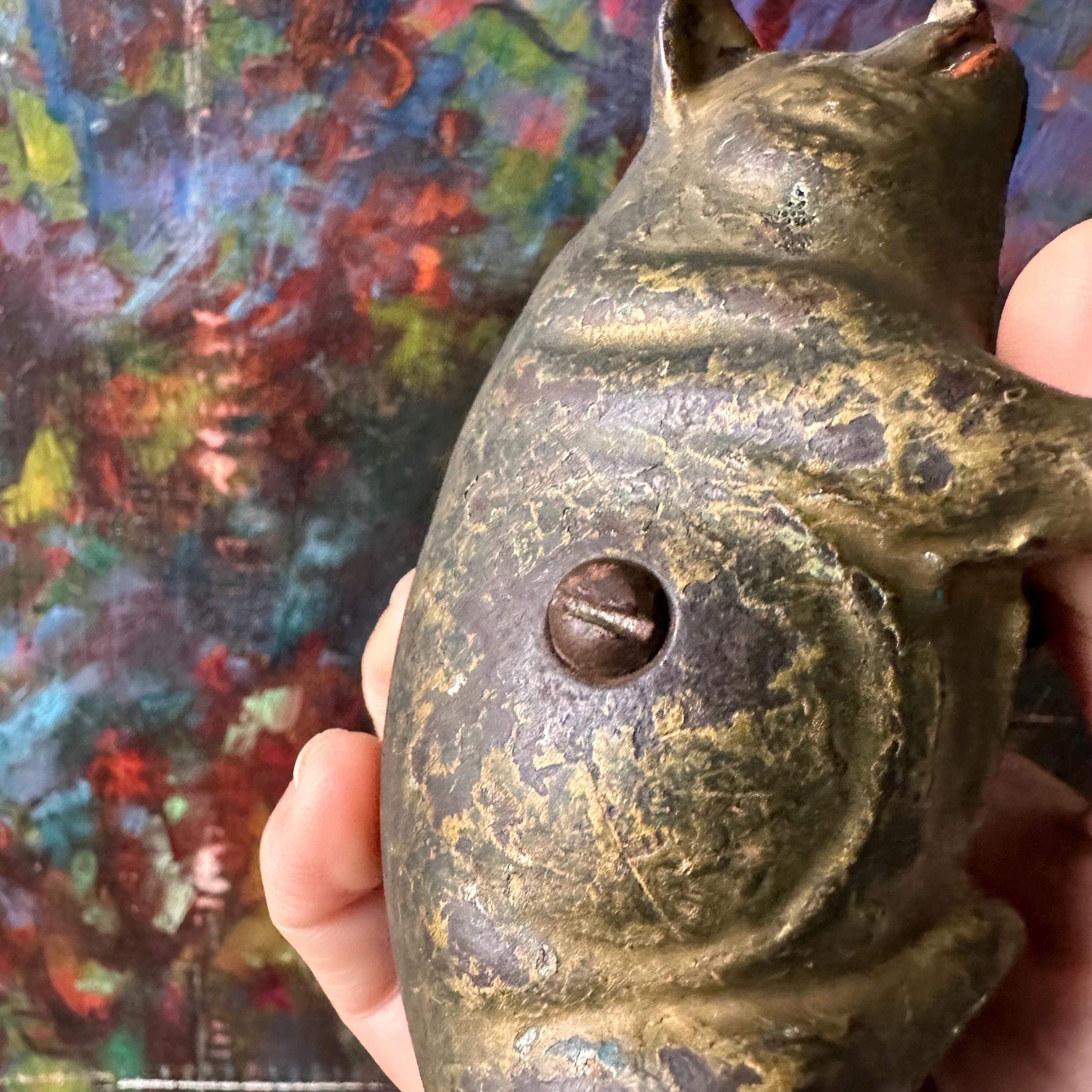 A.C. Williams Cast Iron Pig Piggy Bank