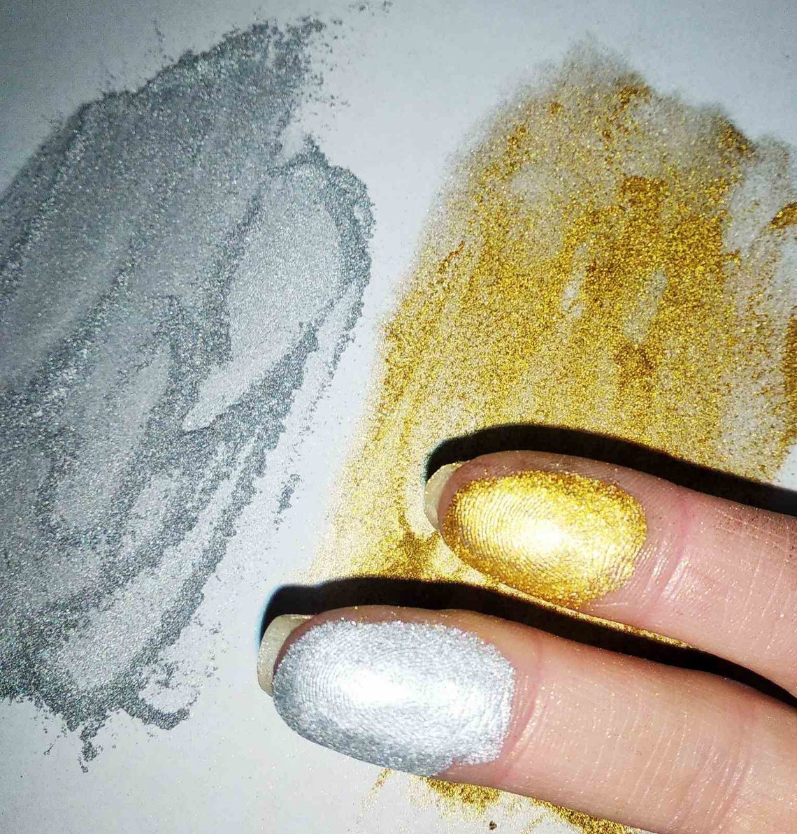 50 g Vintage Bronze Metallic Pulver UdSSR Gold Pigmentfarbe gelb ...