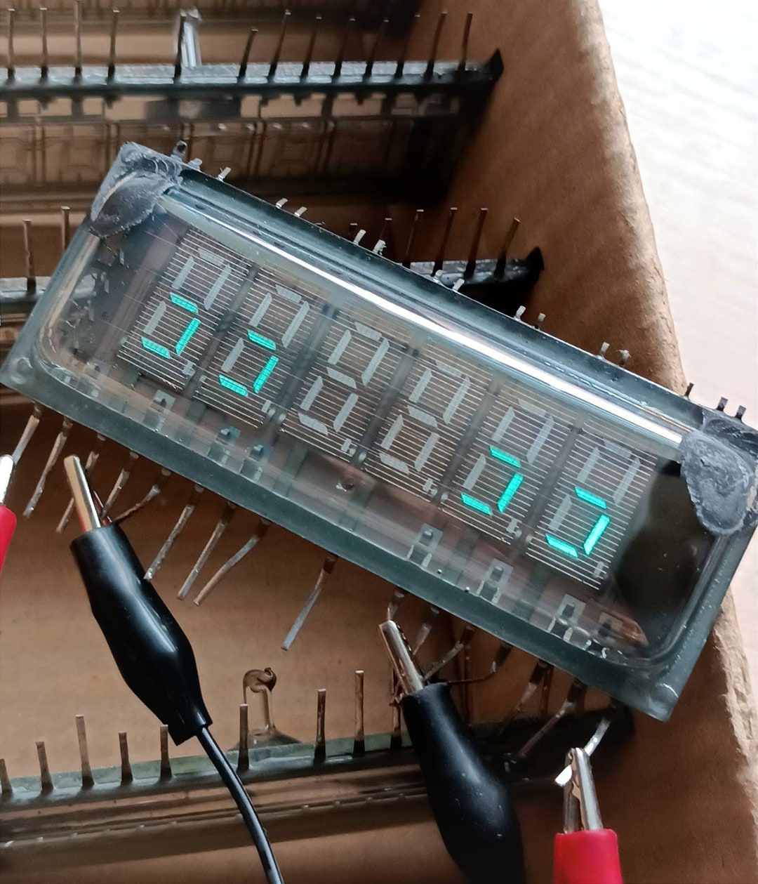 1 Pcs ILC3-6/8L VFD Digit Display Nixie Tube Vacuum Luminescent ...