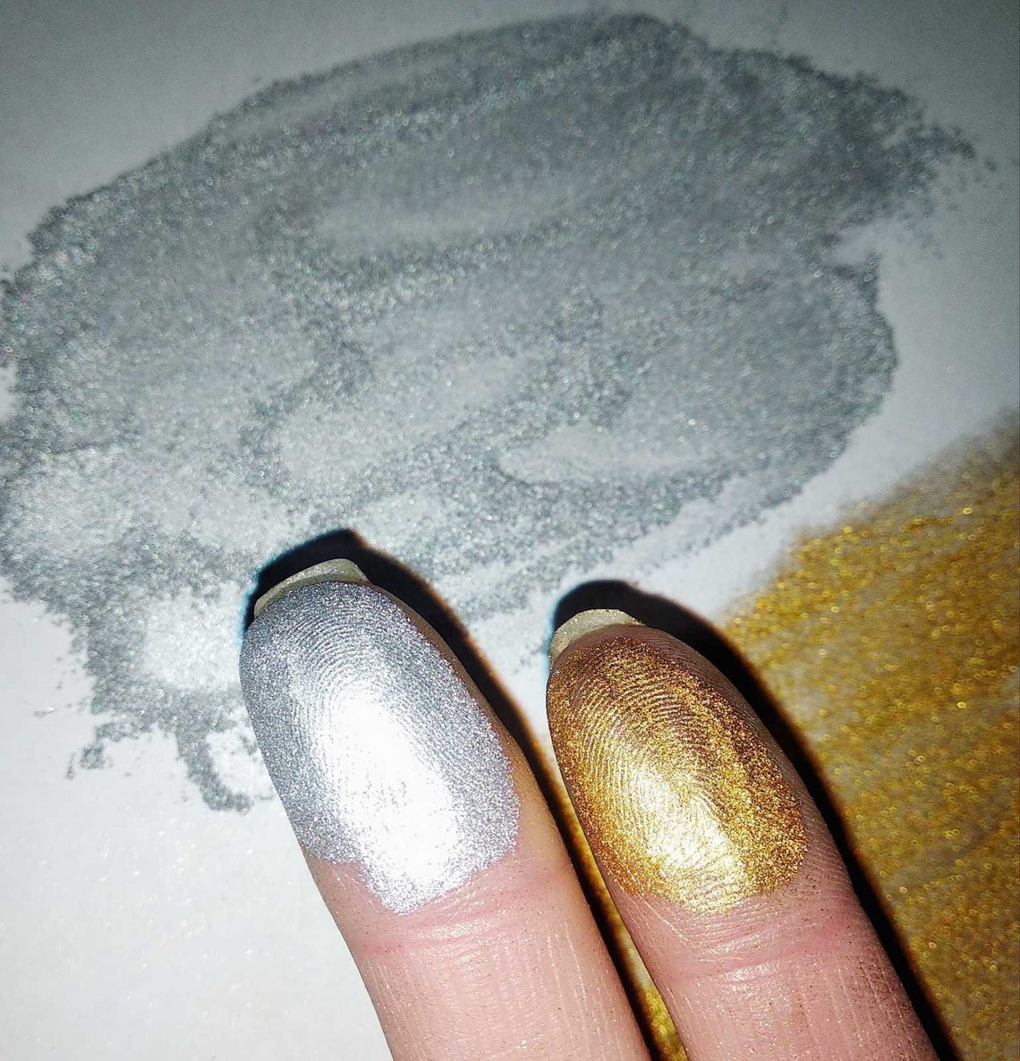 50 g Vintage Bronze Metallic Pulver UdSSR Goldpigmentfarbe gelb ...