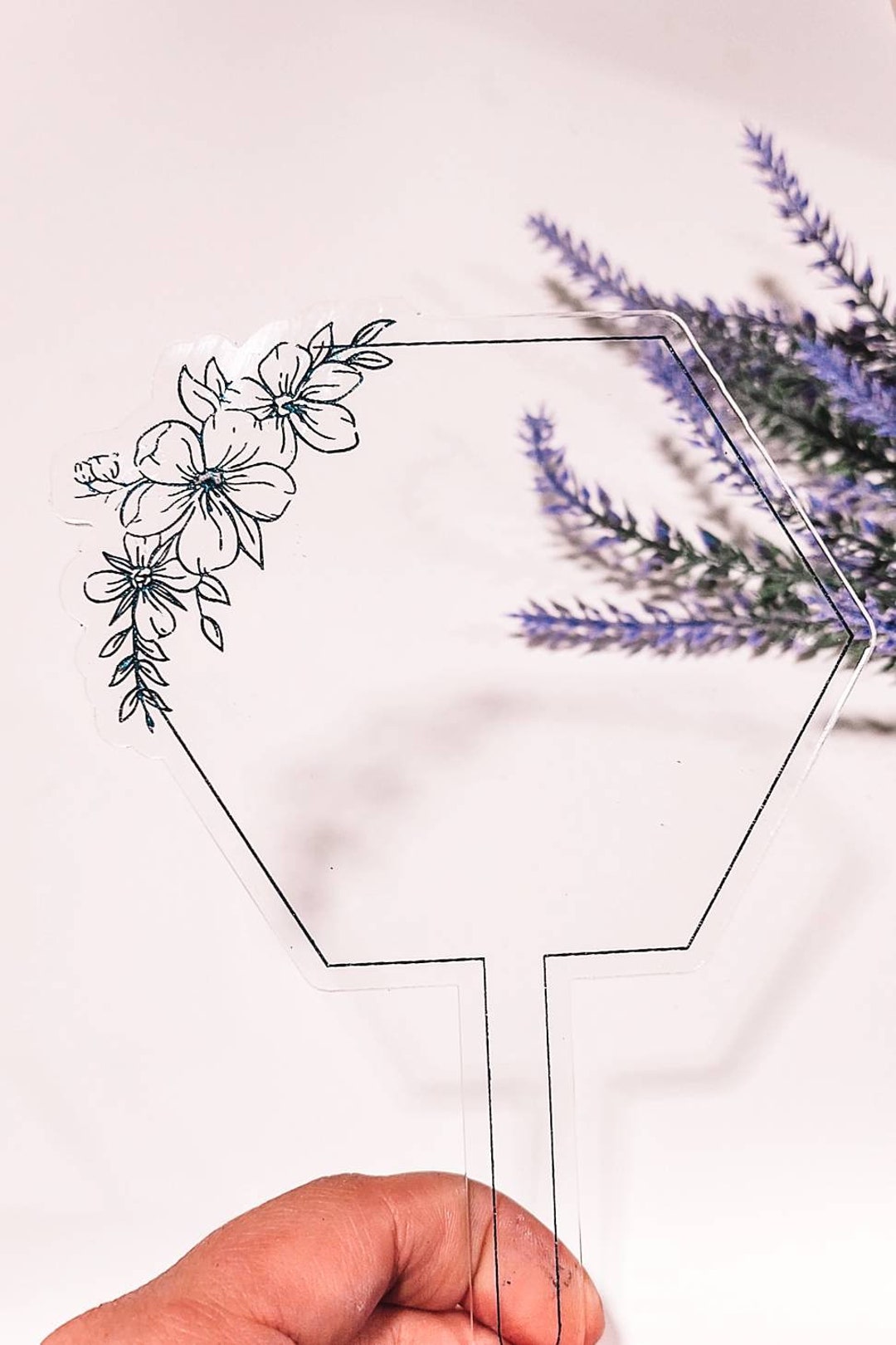 Blank Acrylic Cake Topper Custom Acrylic Cake Topper - Etsy