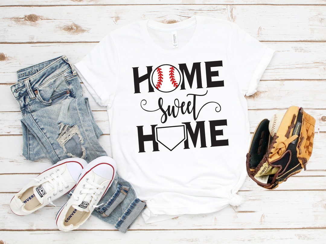 Home Sweet Home SVG, Baseball SVG, SVG Files for Cricut, Silhouette ...