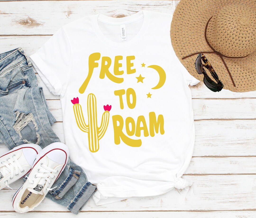 Free to Roam SVG, Summer SVG, Travel Graphic SVG Files for Cricut ...