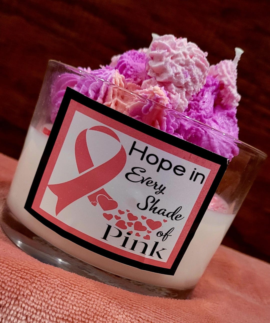 Hope Comes in Every Shade of Pink Breast Cancer Candle - Etsy