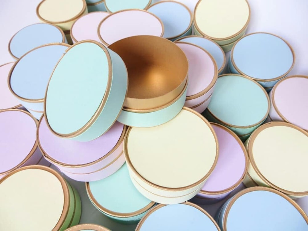 Colorful Boxes,round Boxes,party Favor,favour,mint Box,boxes,wedding ...