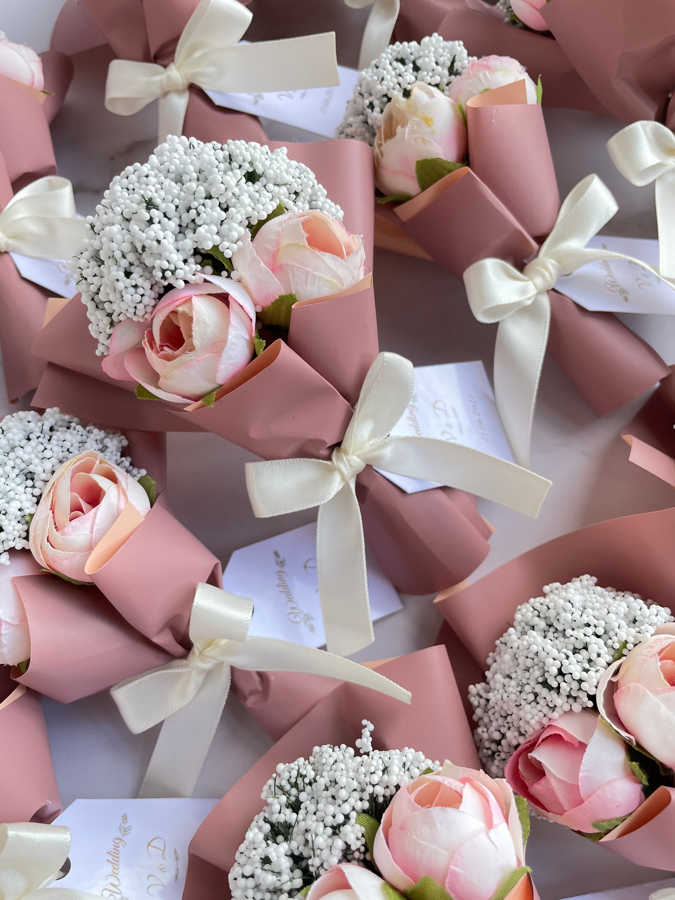 Mini Bouquet Favorsbeautiful and Unique Favors From - Etsy Canada