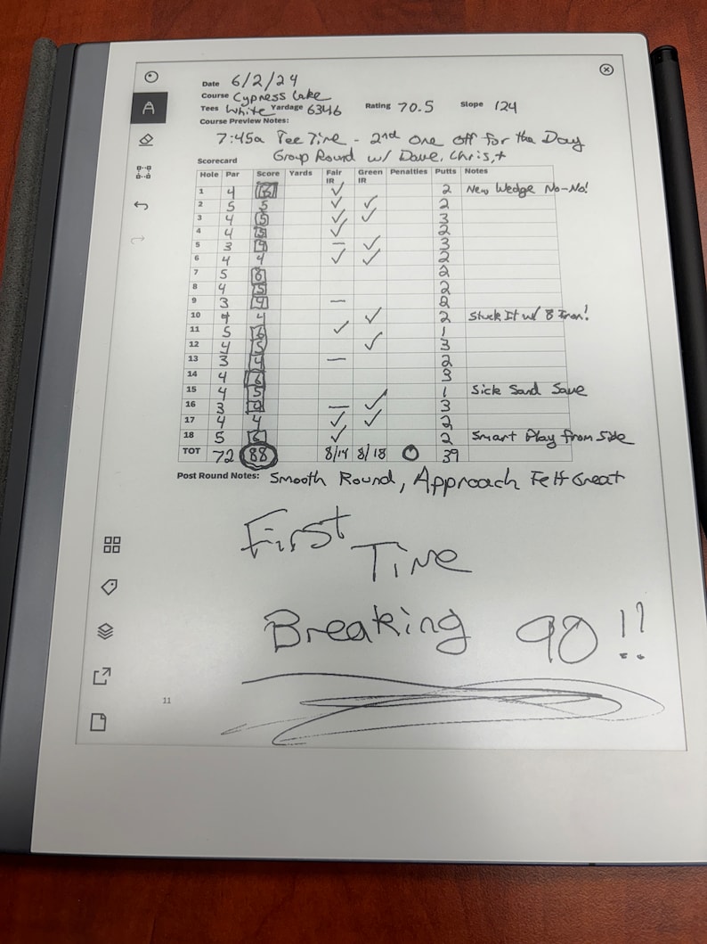 Golfer Logbook - Digital (PDF, Etablet, Etc.) - Etsy
