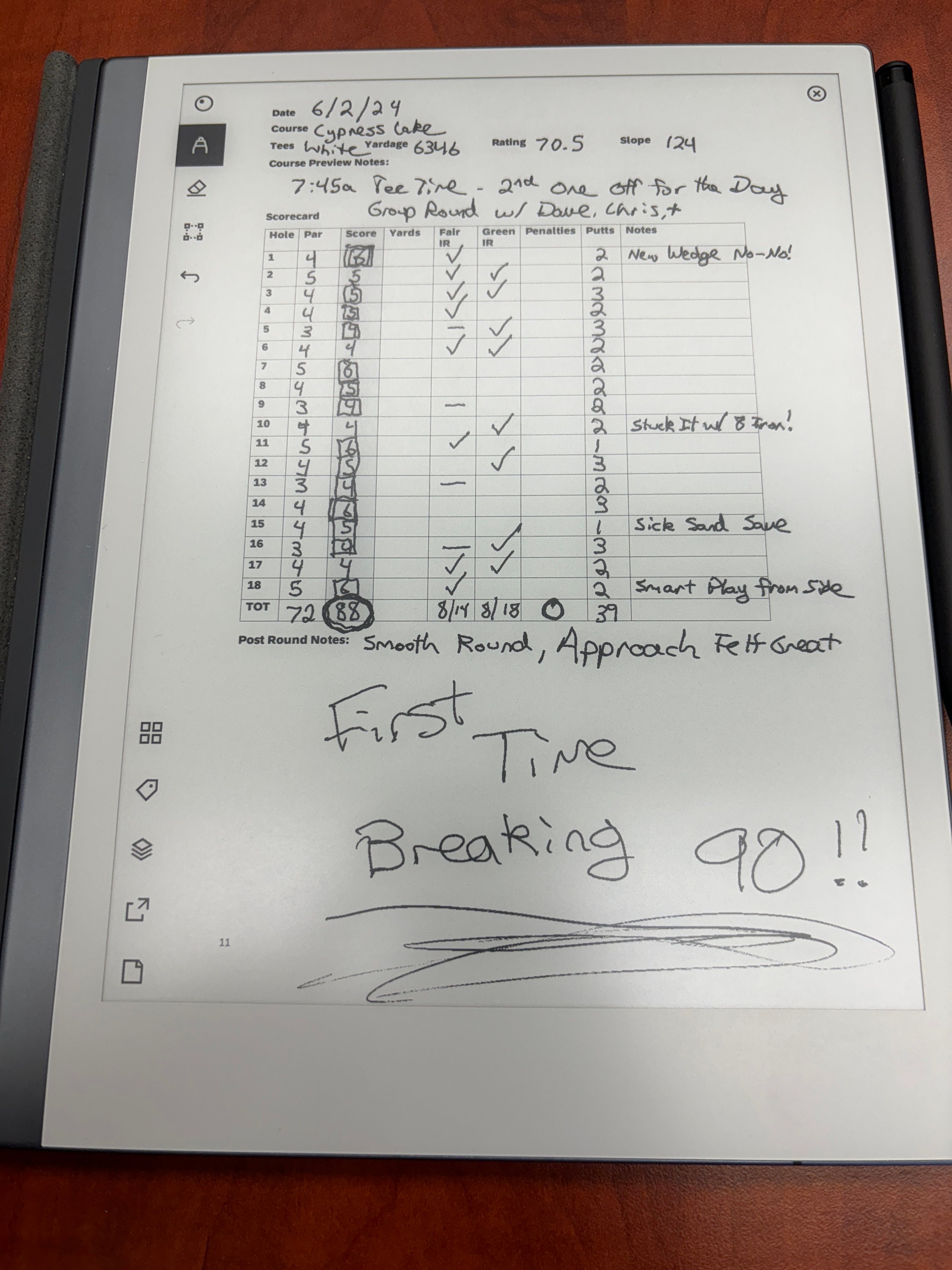 Golfer Logbook - Digital (PDF, Etablet, Etc.) - Etsy